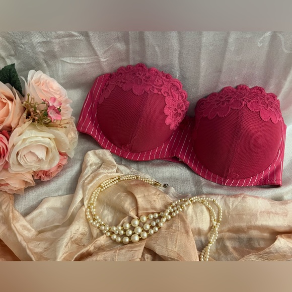 Rampage | Intimates & Sleepwear | Nwot Pink Pin Stripped Convertible ...